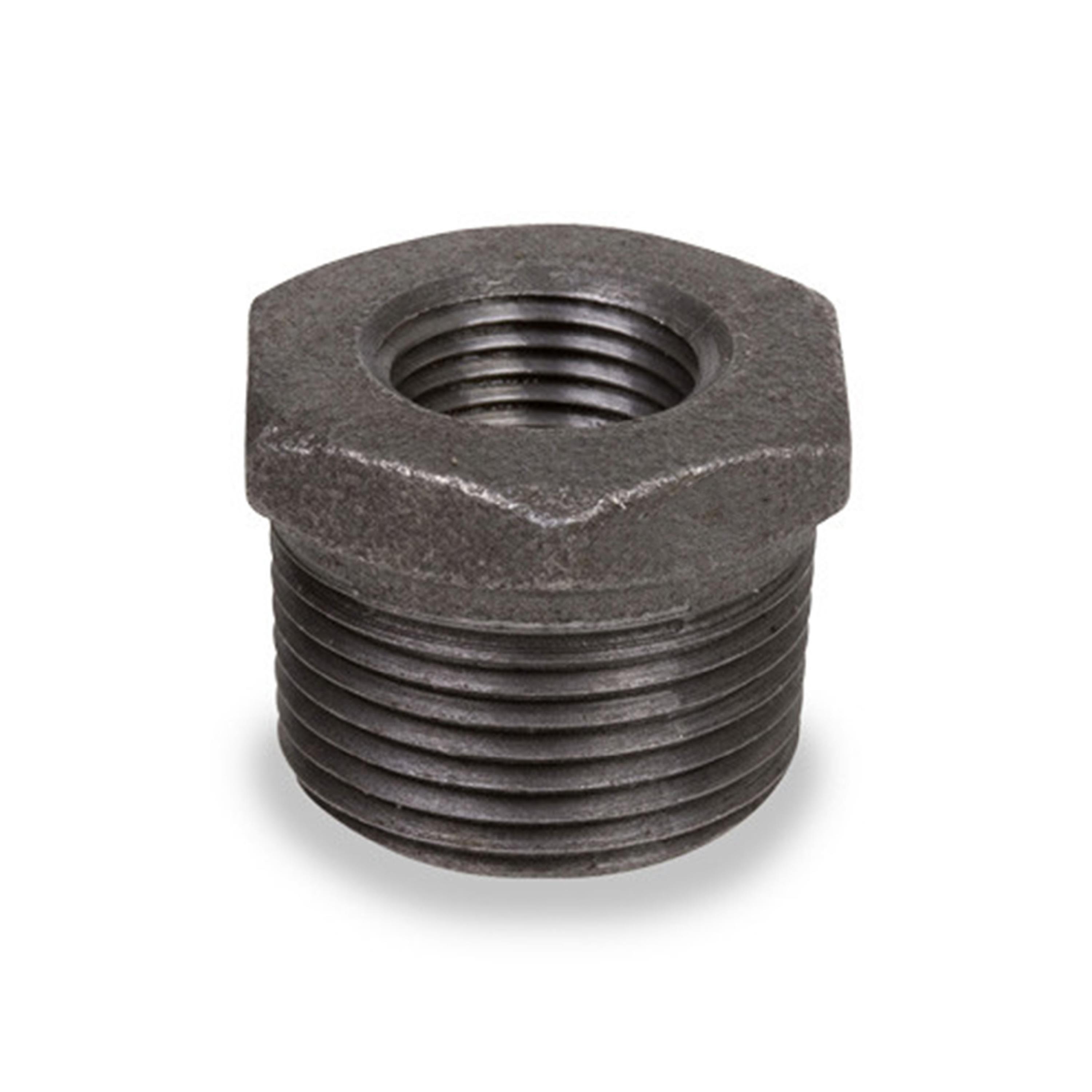 BLACK IRON 1 1 2 X 1 1 4 REDUCER BUSHING SCHED 80 BLACK IRON 1 1 2 X 1 1 4 REDUCER BUSHING SCHED 80